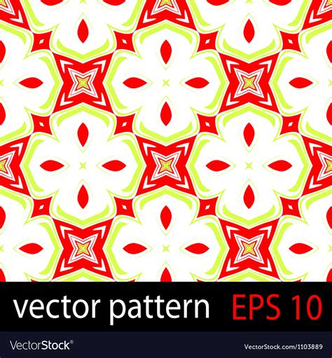 Abstract Geometric Floral Pattern Royalty Free Vector Image