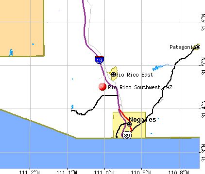 Rio Rico Southwest Arizona Az 85648 Profile Population Maps Real