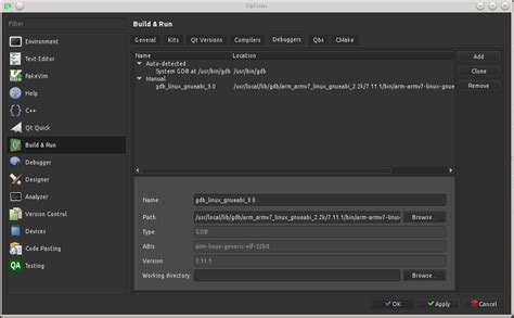 Gdb Qt Creator Beta Can T Make Connection To Gdbserver Stack Overflow