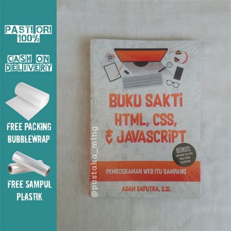 html css and javascript book web programming is easy adam saputra