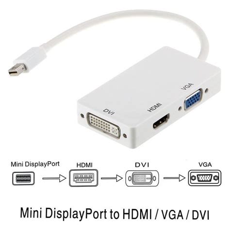 Astrotek 3 In 1 Thunderbolt Mini Displayport Multiport Adapter At Minidp 3in1 Mwave