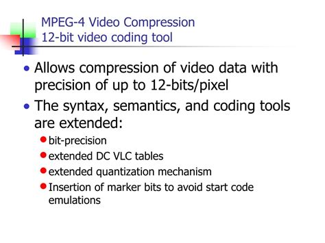 PPT Innovative MPEG Video Compression Technology PowerPoint Presentation ID