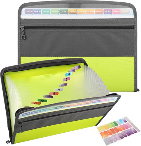 13 pocket expanding file folder accordion file folder expanding zip