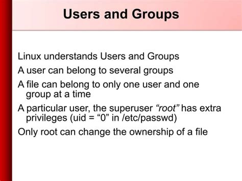 access control list acl permissions in linux ppt
