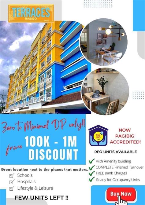 Our Terraces Tradizo Is Now Pag Ibig Accredited With 0 Equity 10 000 Nyo Gawin Nating Condo