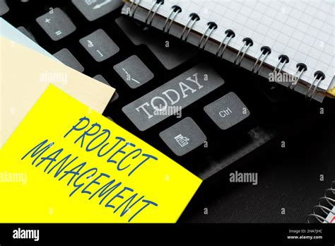 Conceptual Display Project Management Business Concept Application