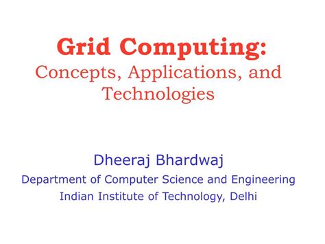 PPT Grid Computing Concepts Applications And Technologies PowerPoint Presentation ID