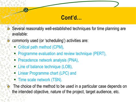 Planning And Scheduling Techniques Ppt Construction Industry Industries