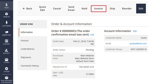 How To Create Invoices In Magento 2