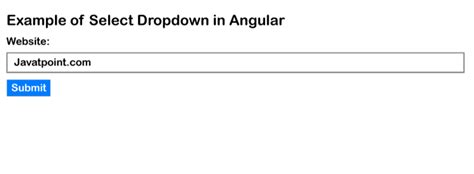 Angular 9 Or 8 Select Dropdown Example Online Tutorials Library List