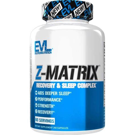 Evl® Z Matrix® 60 Serve 240c Recovery And Sleep Complex Zinc