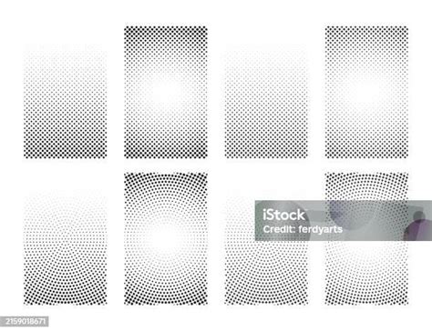 수직 배너 하프 톤 패턴 별 별 그라데이션 도트 별 입자 텍스처 배경 세트 0명에 대한 스톡 벡터 아트 및 기타 이미지 0명 그라데이션 기하 도형 Istock