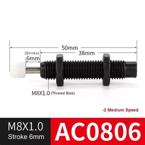 Precision Hydraulic Shock Absorber Ac0806 Ad3650 Adjustable Buffer Precision Hydraulic Shock Absorber Ac0806 Ad3650 Adjustable Buffer