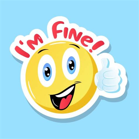 I Am Fine Vector Images 53