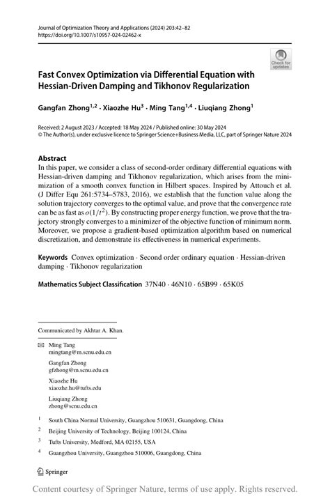 fast convex optimization via differential equation with hessian driven