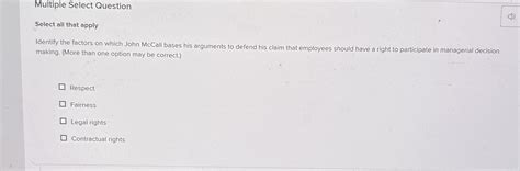 Solved Multiple Select QuestionSelect All That ApplyIdentify Chegg Com