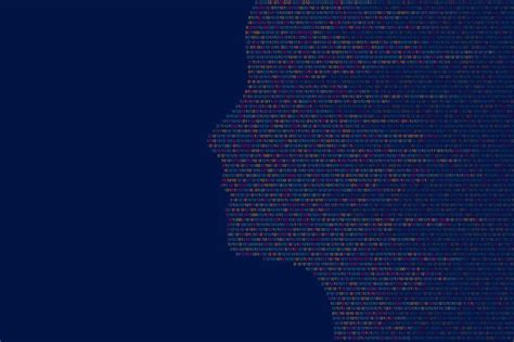 premium vector binary code numbers of the computer matrix concept of