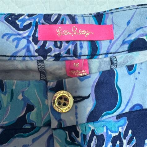 Lilly Pulitzer Pants And Jumpsuits Lilly Pulitzer Blue And Gold