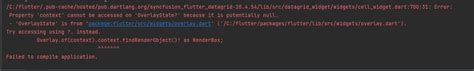 I Have An Error In The In The Overlay Dart File When Compliling The Flutter Project Flutter Fixes