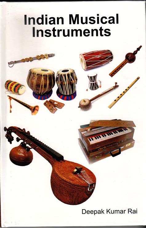 Indian Musical Instruments With Labels