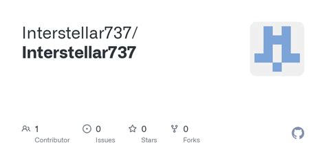 Github Interstellar737interstellar737