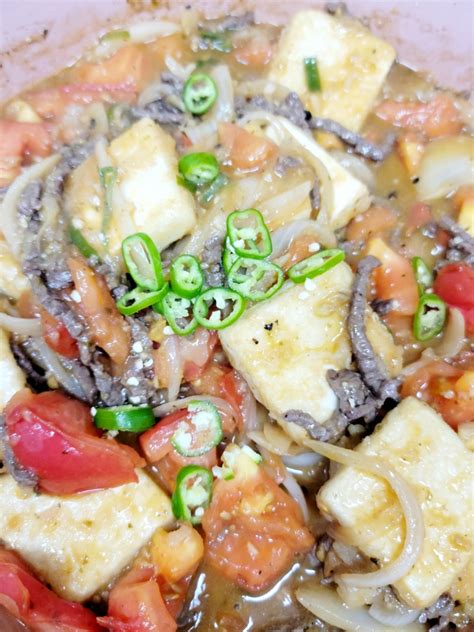 토마토 두부조림 다이어트식 두부요리 토마토 요리 단백질 가득~