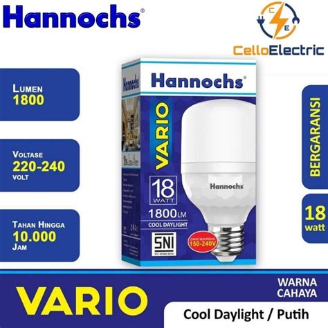 Jual Lampu Led Hannochs Vario Watt Led Kapsul Hannochs W W Capsule Vario Shopee