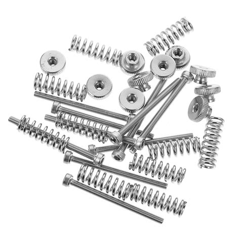 Leveling Spring Knob Component Kit Nut Sprung Components Nickel Plated