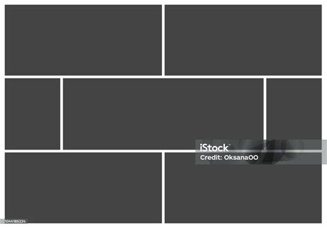 사진 콜라주 또는 그림 벡터 일러스트 레이 션에 대 한 프레임입니다 사진에 대 한 서식 파일 프레임입니다 레이어 그룹화 쉽게 편집 그림에 대 한 당신의 디자인에 대 한 배너