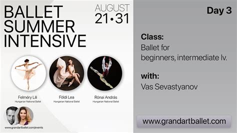 Ballet Summer Intensive 2023 Day 3 Class Ballet For Beginners