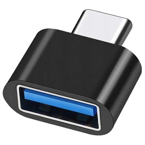 Adapter Przejściówka Usb Gniazdo A Wtyk Typu C Otg Do Telefonu Myszki