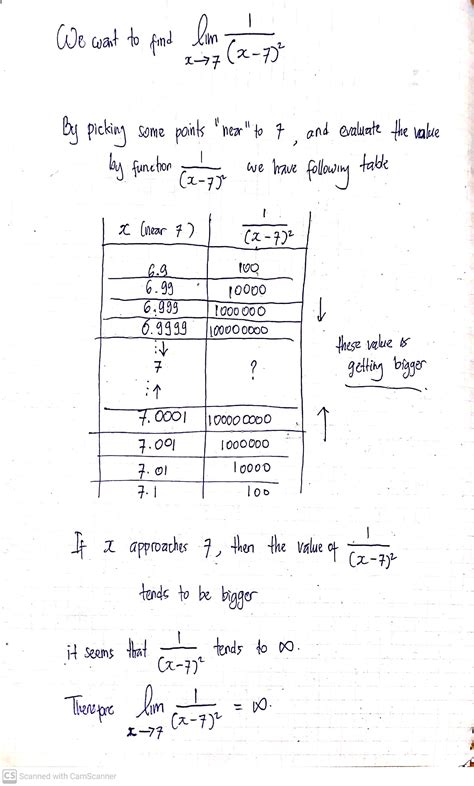 [solved] 15 use graphs and tables to find the limit and identify any