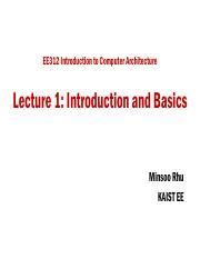 EE312 Lecture 01 Intro Students Pdf EE312 Introduction To Computer