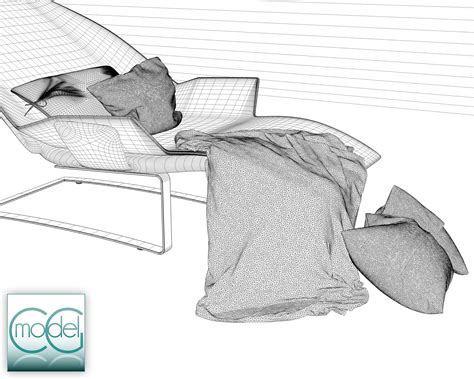 贵妃椅fie01 07 3d模型 25 3ds fbx obj unknown c4d free3d