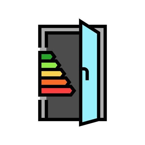 Doors Energy Efficient Color Icon Vector Illustration 34908830 Vector