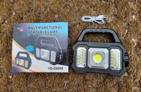 충전식 손전등 태양열충전가능 보조배터리기능추가 캠핑 세컨웨어