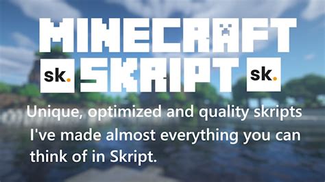 Make A Custom Minecraft Skript For You By Aangepast Fiverr