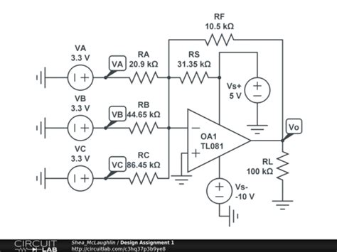 Design Assignment 1 CircuitLab Design Assignment 1 CircuitLab
