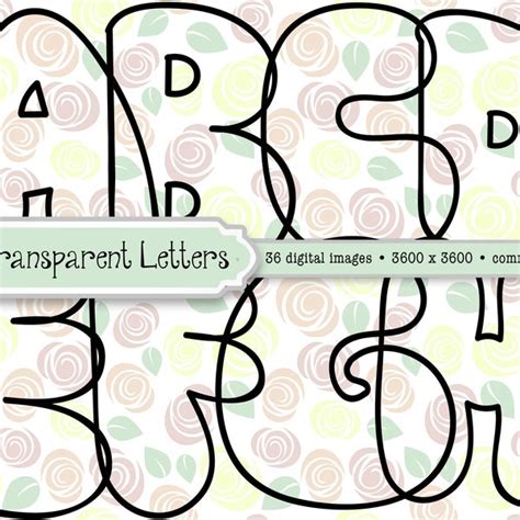 Bubble Letters Etsy