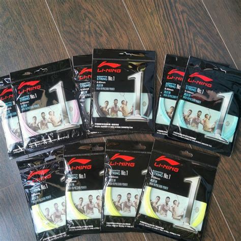 Li Ning No 1 Badminton String Sports Equipment Sports And Games