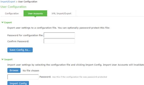 Configuration File Administration