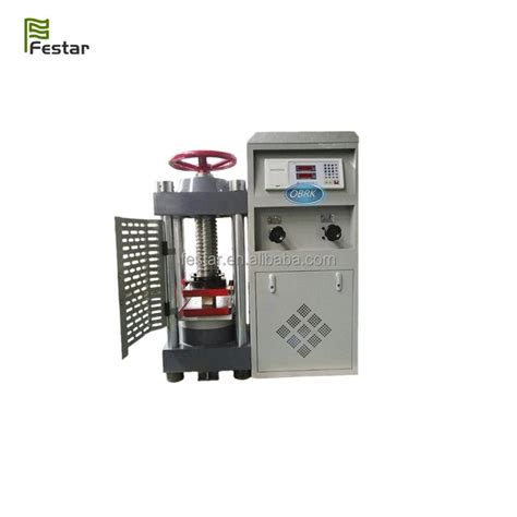 2000kn Manual Hydraulic Concrete Compression Testing Machine Electric Control Compression Tester