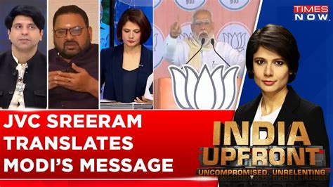 After Modi Ji We Want Political Commentator Jvc Sreeram