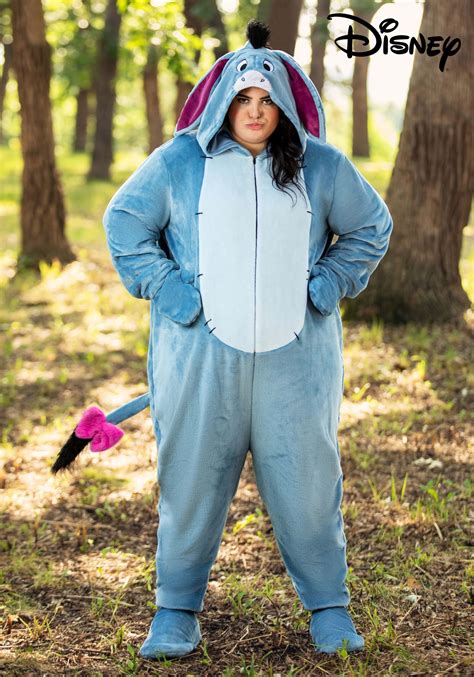 Plus Size Adult Deluxe Disney Eeyore Costume For Adults