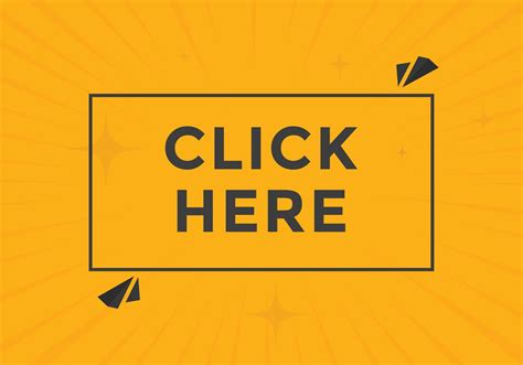 Click Here Text Button Web Button Template Click Here 8558310 Vector Art At Vecteezy