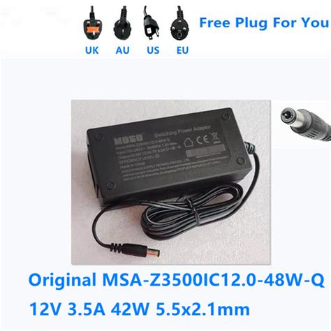 Original Moso Msa Z3500ic12 0 48w Q 12v 3 5a 42w Ac Switching Power Adapter For Power Supply