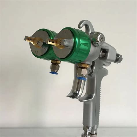 1189 공압 이중 노즐 스프레이 건 나노 크롬 페인팅 건 고압 피드 에어 듀얼 헤드 스프레이 페인트 총 Buy 스프레이 페인트 총듀얼 헤드 스프레이 페인트 총공기