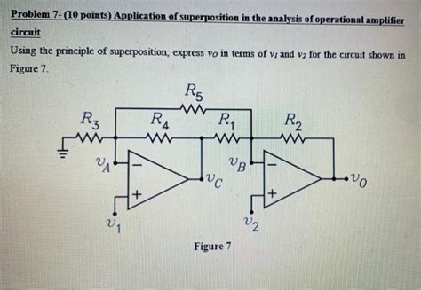 solved problem 7 10 points application of superposition