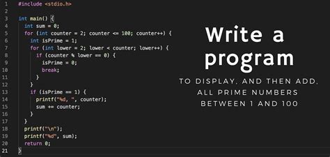 C Program To Print Prime Numbers From 1 To N Using While Loop Printable Online