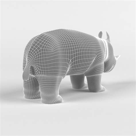 코뿔소 3d 모델 19 Max Fbx Unknown Free3d
